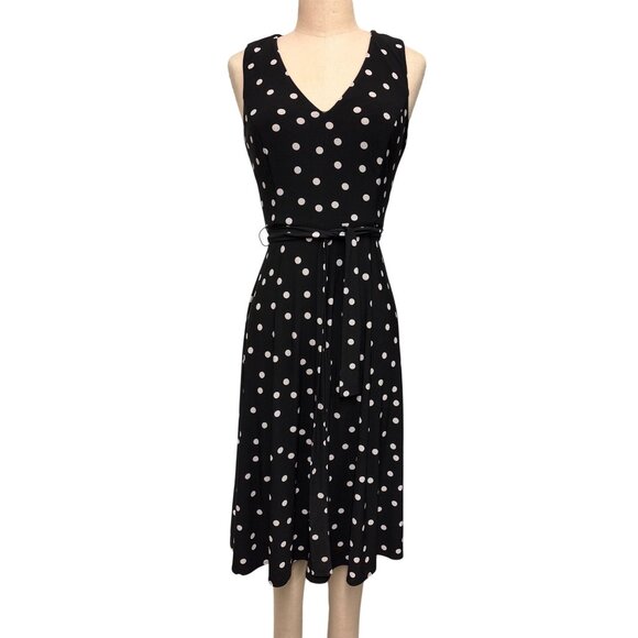 Tommy Hilfiger | Dresses | Tommy Hilfiger Black White Polka Dot ...